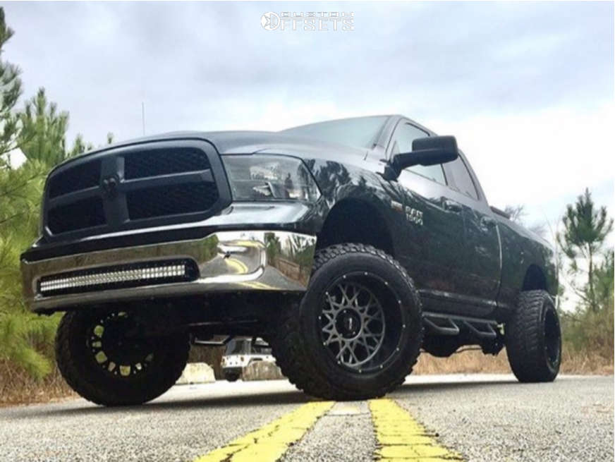 2016 Ram 1500 with 20x12 -51 Vision Rocker and 35/12.5R20 Firestone ...
