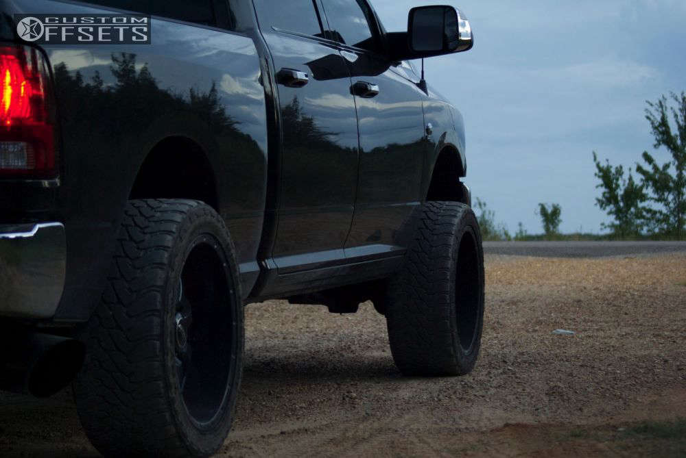 2011 Ram 2500 with 22x10.5 -25 BMF Novakane and 33/12.5R22 Toyo Tires ...