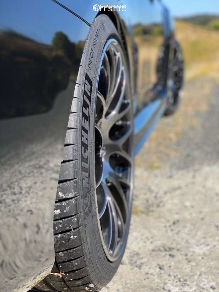 2018 Subaru WRX STI with 19x9.5 38 Work Emotion M8r and 255/35R19 ...