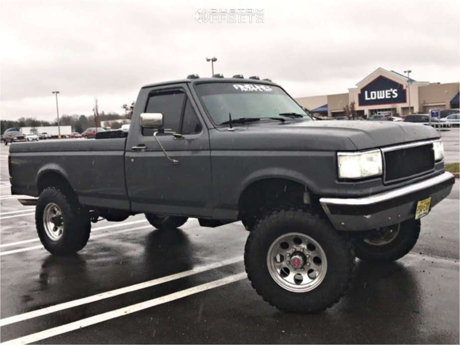 1991 Ford F-250 with 17x9 -6 Pro Comp Series 69 and 35/12.5R17 Ironman ...