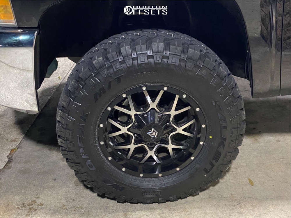 2013 Chevrolet Silverado 1500 with 18x9 0 Dropstars 645mb and 35/12 ...