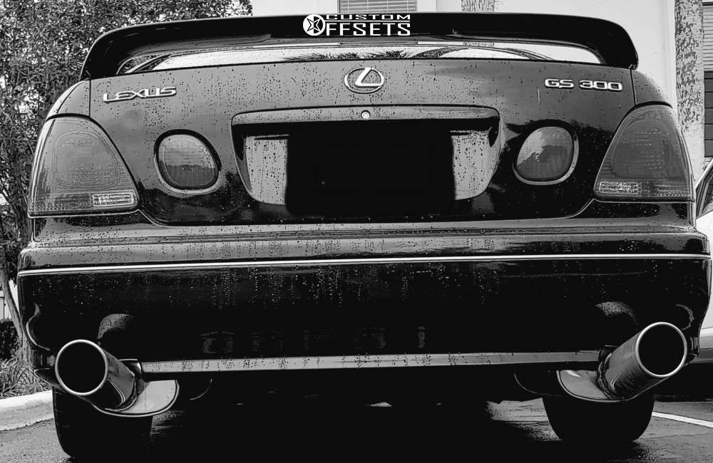 2001 Lexus GS300 with 19x8.5 35 MRR Hr3 and 225/30R19 Federal 595 Rpm ...