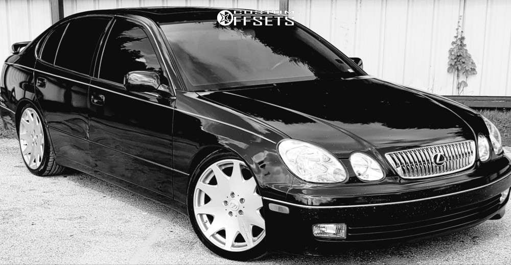 2001 Lexus GS300 with 19x8.5 35 MRR Hr3 and 225/30R19 Federal 595 Rpm ...