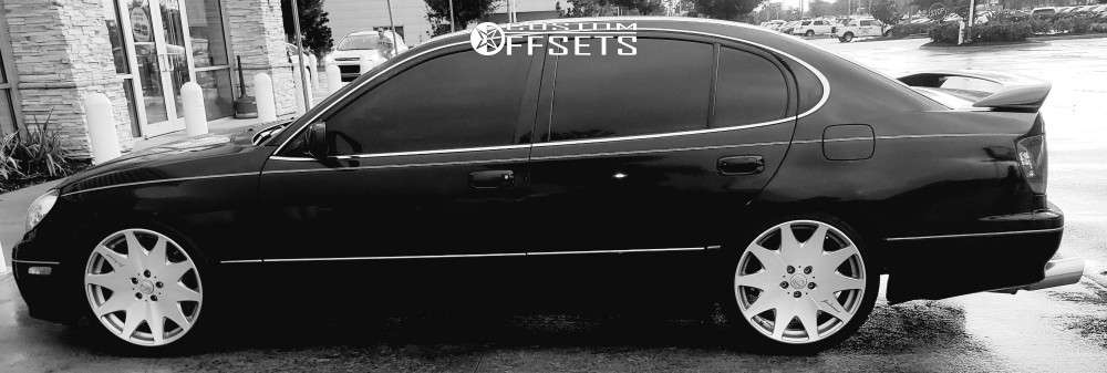 2001 Lexus GS300 with 19x8.5 35 MRR Hr3 and 225/30R19 Federal 595 Rpm ...