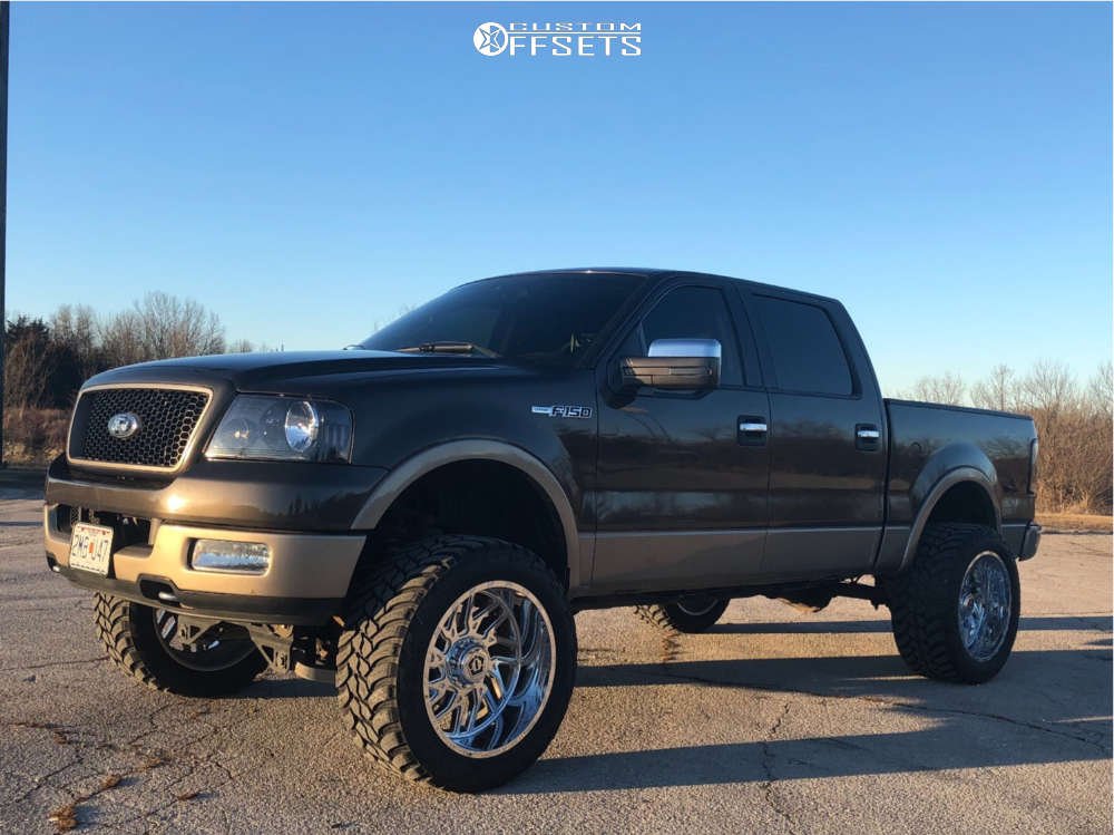 2005 Ford F-150 with 22x12 -44 TIS 544 and 325/50R22 AMP Mud Terrain ...