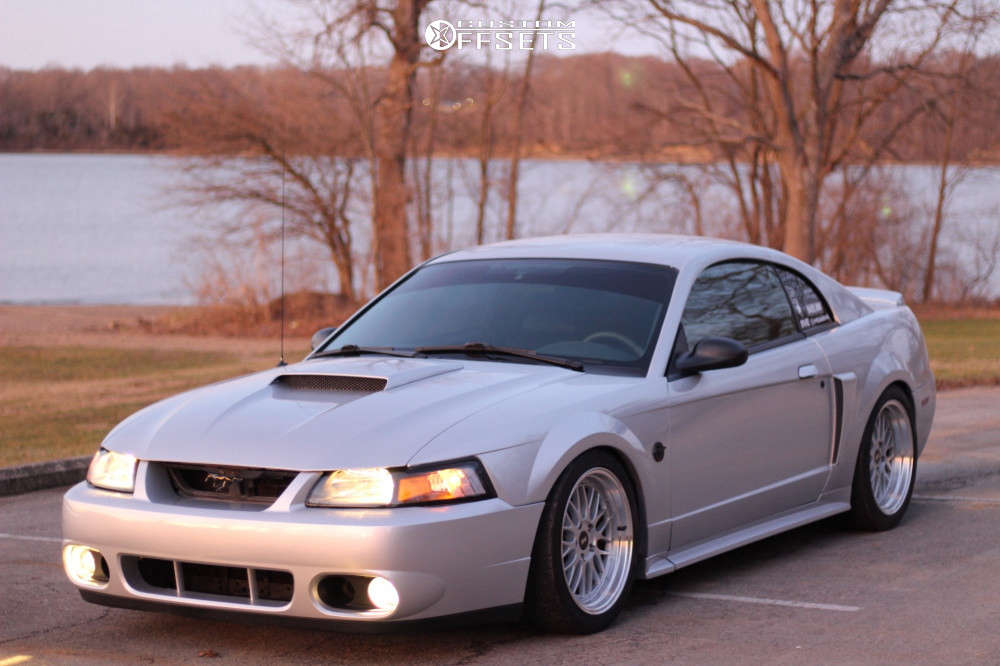 2003 Ford Mustang with 18x10.5 20 SVE Series 1 and 265/35R18 Nitto Nt05 ...