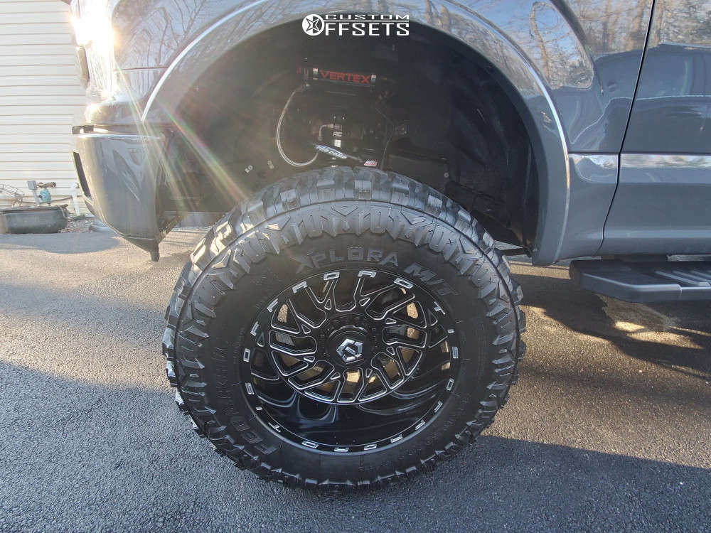 2018 Ford F-150 with 20x12 -44 TIS 544BM and 38/13.5R20 Federal Xplora ...