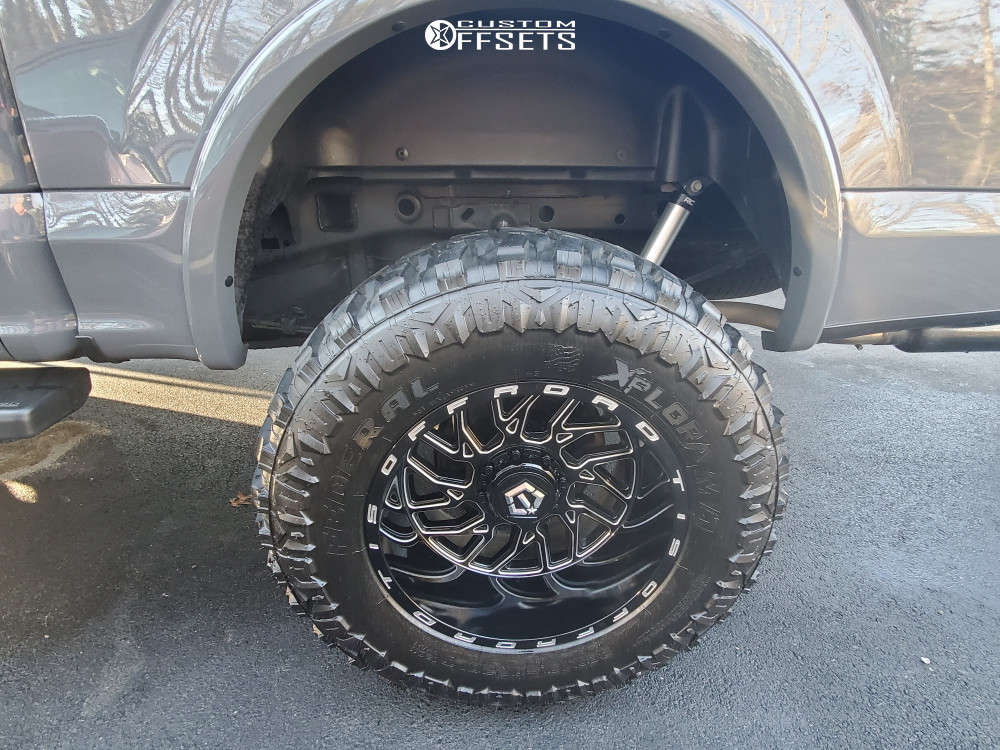 2018 Ford F-150 with 20x12 -44 TIS 544BM and 38/13.5R20 Federal Xplora ...