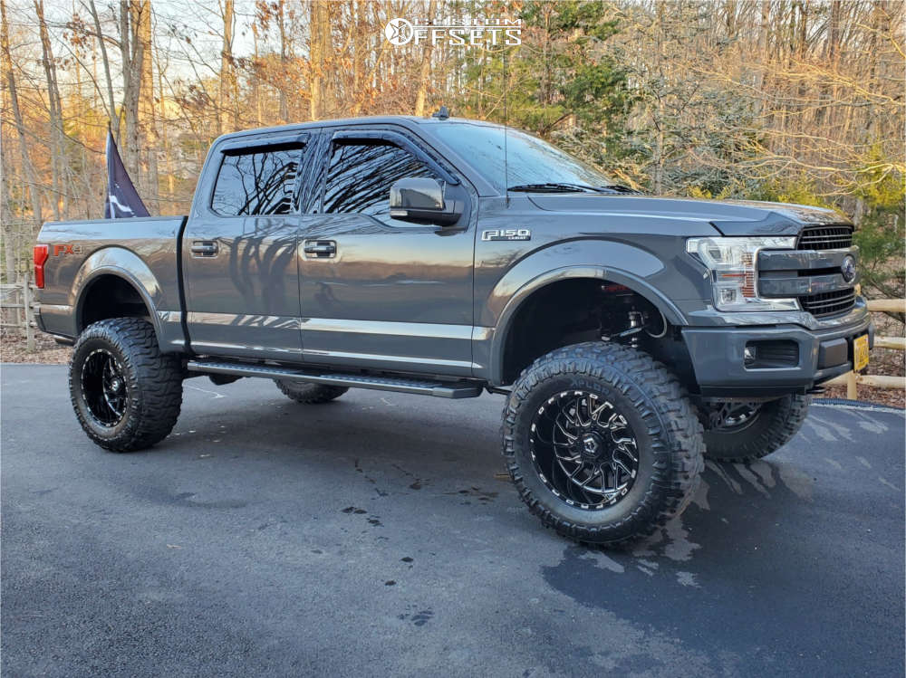 2018 Ford F-150 with 20x12 -44 TIS 544BM and 38/13.5R20 Federal Xplora ...