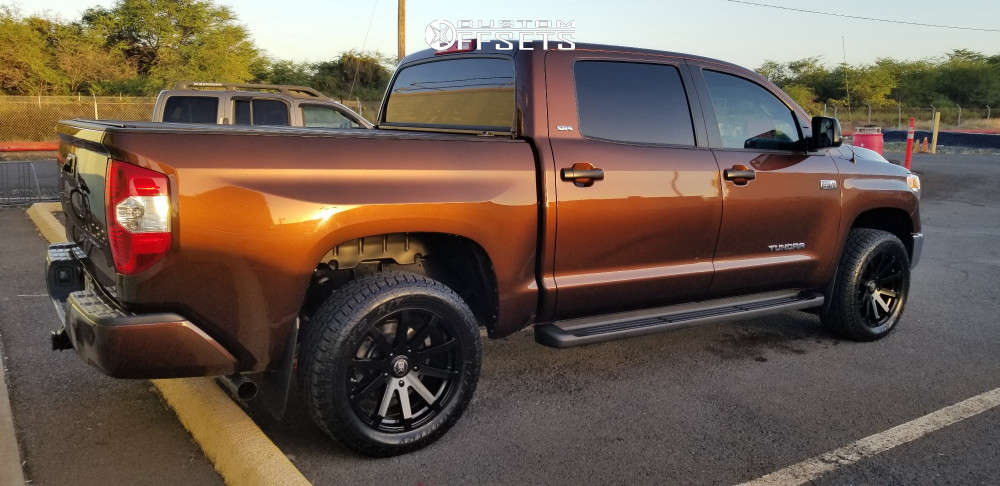 2016 Toyota Tundra with 20x9 25 Black Rhino Traverse and 275/55R20 Toyo ...