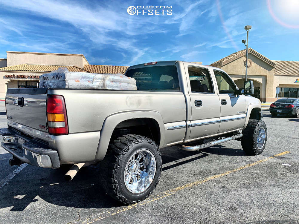 2001 GMC Sierra 2500 HD with 20x12 -44 Ultra Predator and 35/12.5R20 ...