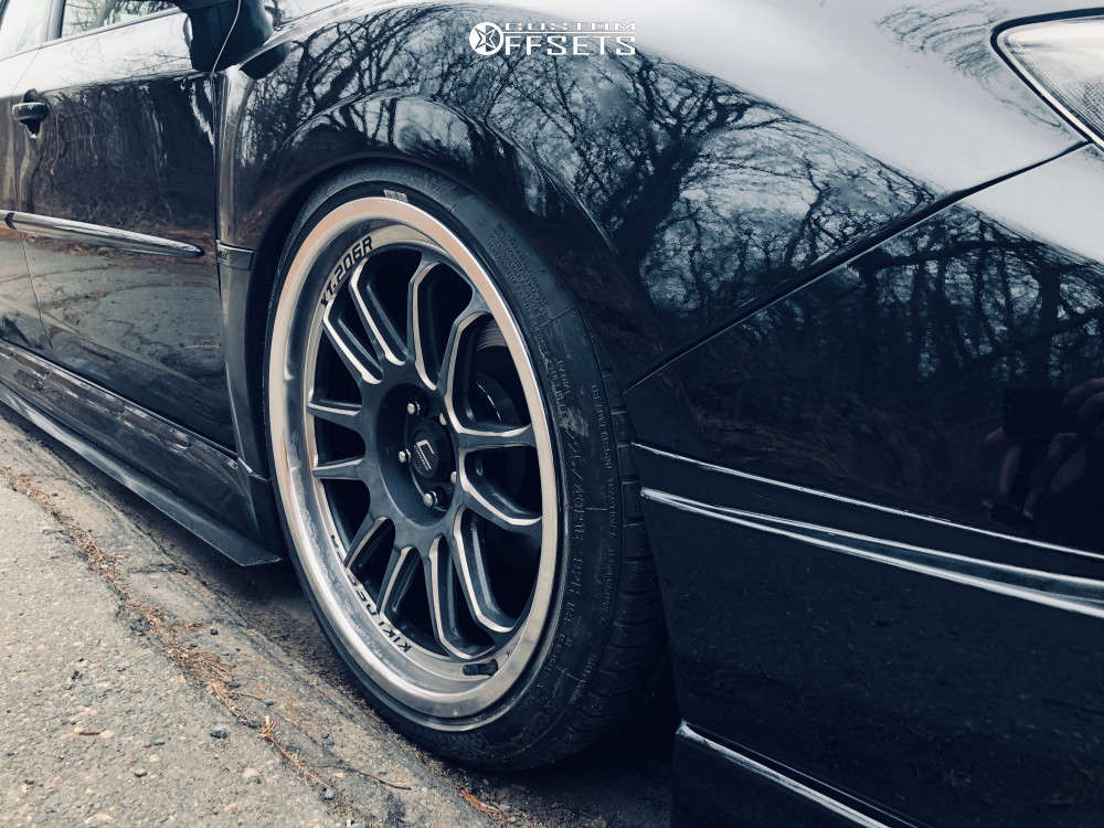 2010 Subaru Impreza with 18x9 33 Cosmis Racing XT-206R and 225/40R18 Nankang NS-25 and Air ...