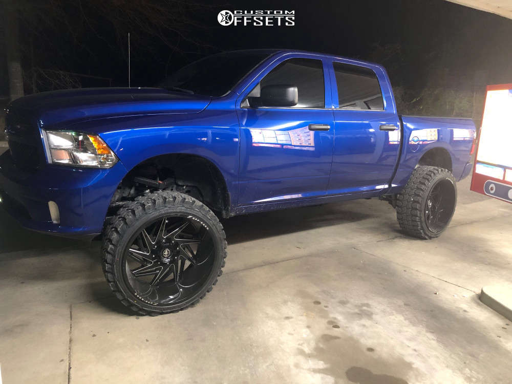 2017 Ram 1500 with 26x14 -76 XF Offroad Xf-203 and 37/13.5R26 Gladiator ...