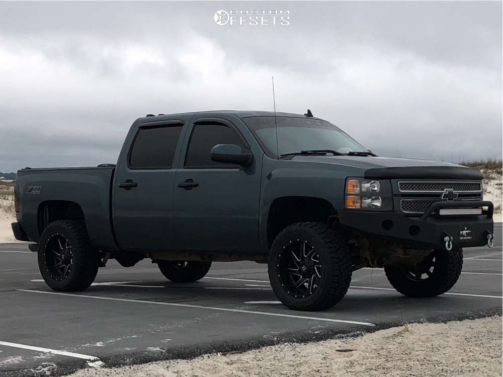 2012 Chevrolet Silverado 1500 with 20x10 -24 Fuel Renegade and 33/12 ...