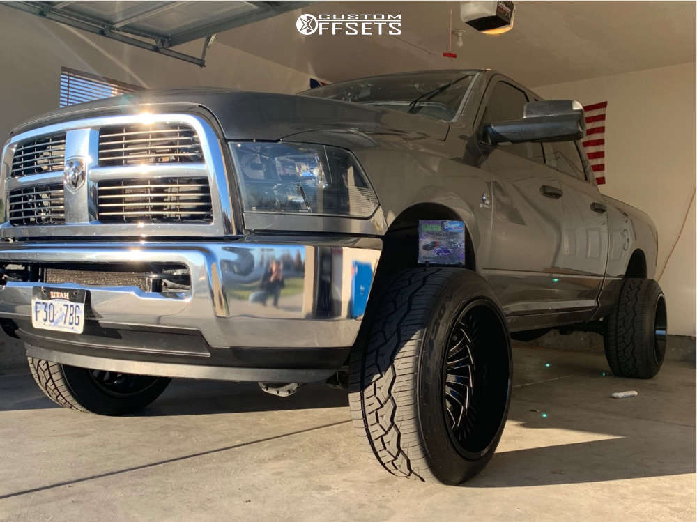 2012 Ram 2500 with 22x14 -81 ARKON OFF-ROAD Alexander and 305/40R22 ...