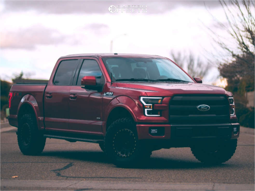 2015 Ford F-150 with 17x8.5 0 Method Nv and 33/12.5R17 BFGoodrich Mud ...