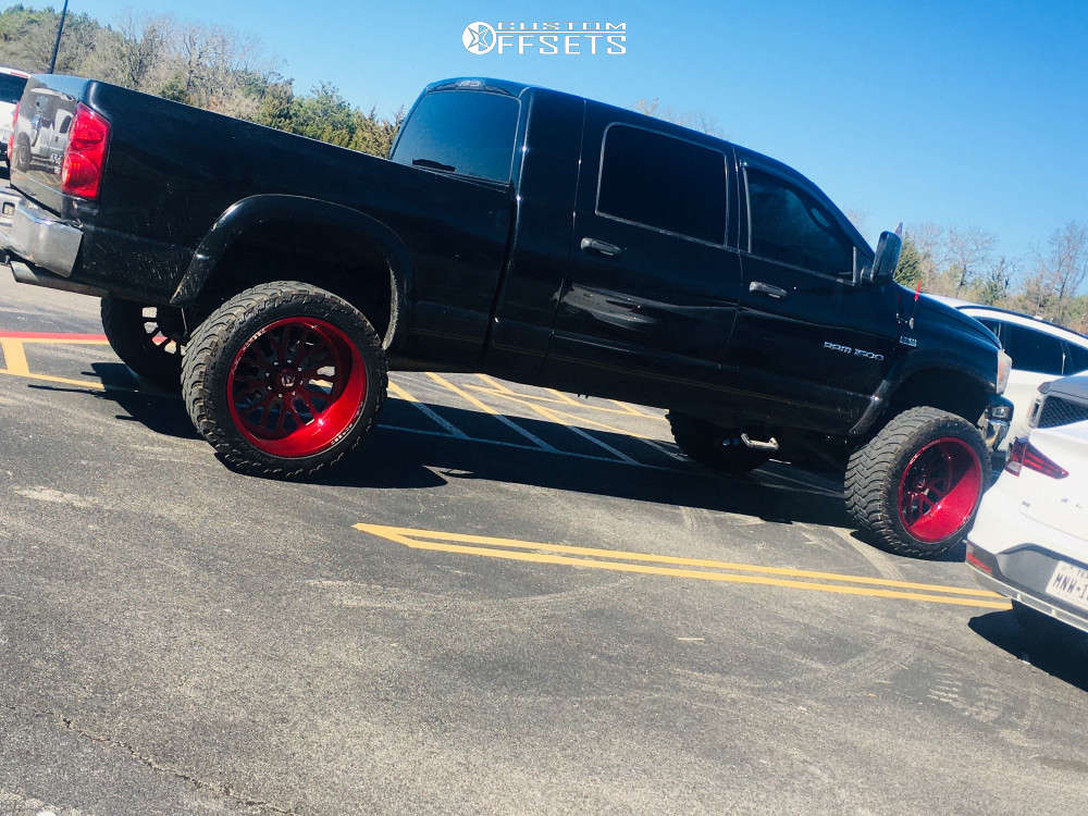 2007 Dodge Ram 1500 with 24x14 -76 Fuel Forged Ff45 and 37/13.5R24 AMP ...