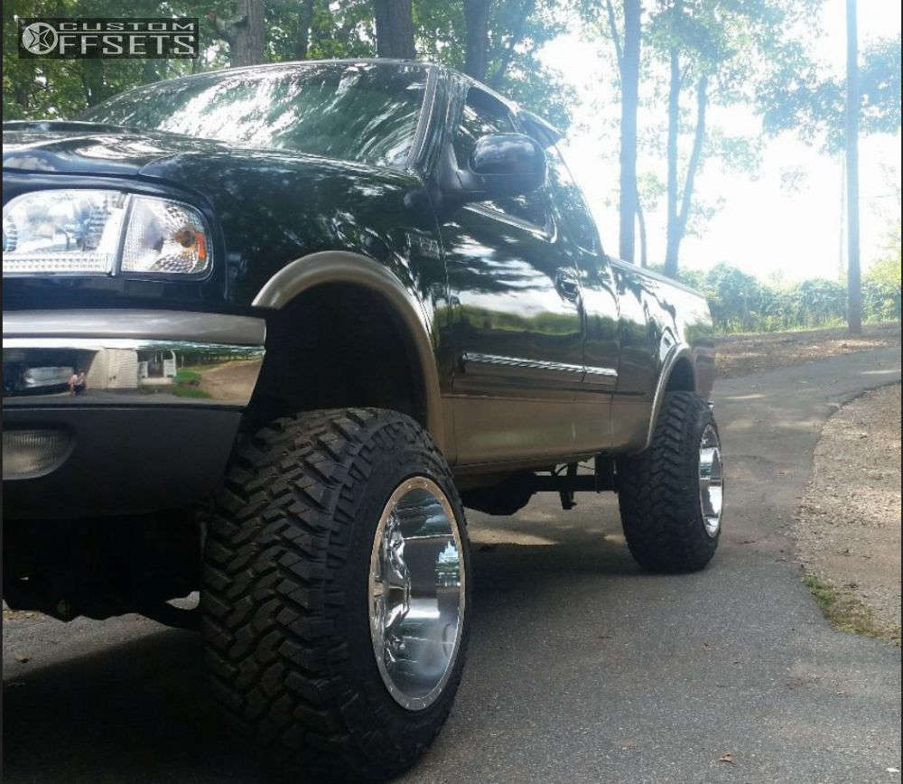 2002 Ford F-150 with 20x14 -76 Fuel Maverick and 35/12.5R20 Nitto Trail ...