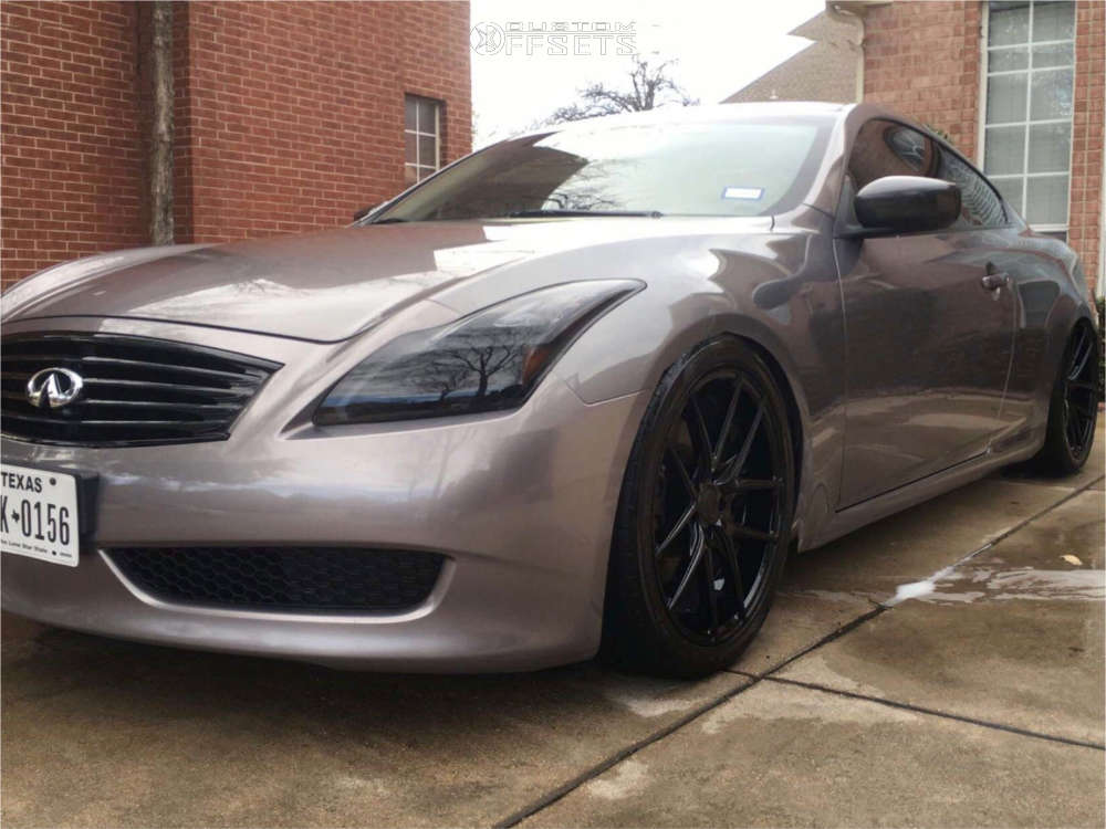 Infiniti G37 Black Wheels
