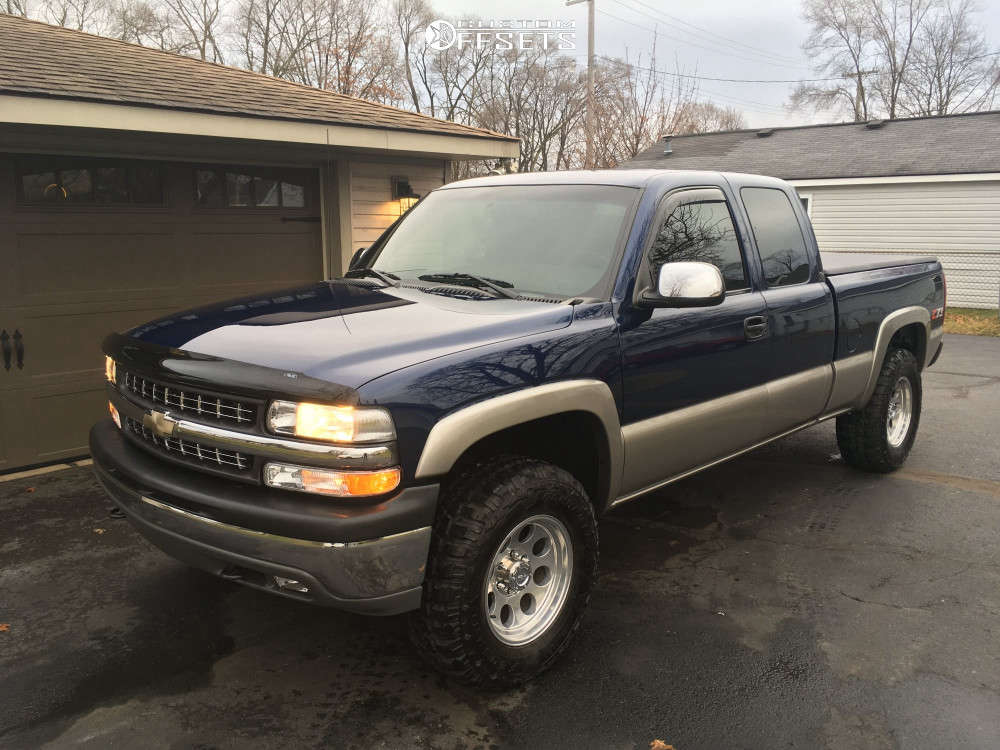 2002 Chevrolet Silverado 1500 with 17x9 -6 Pro Comp 69 and 285/70R17 ...