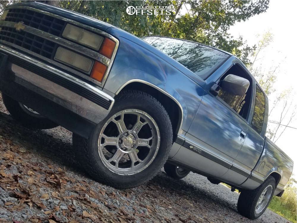 1990 Chevrolet C1500 with 20x9.5 18 Vision Raptor and 285/55R20 Nexen ...
