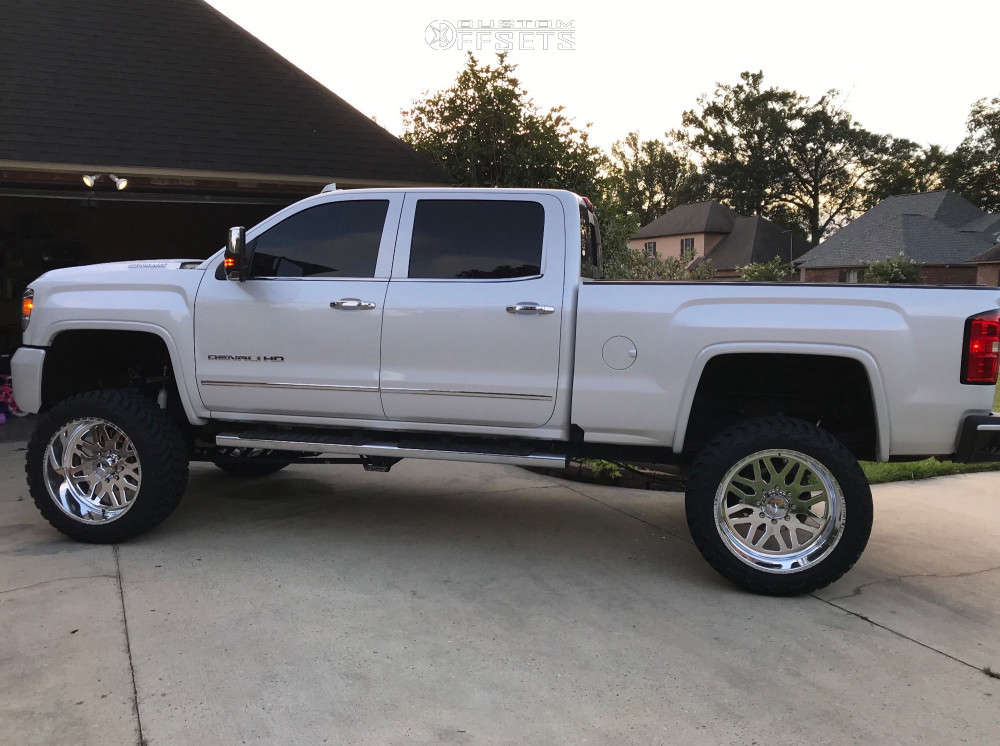 2019 GMC Sierra 2500 HD with 24x12 -40 American Force Trax Ss and 37/13 ...