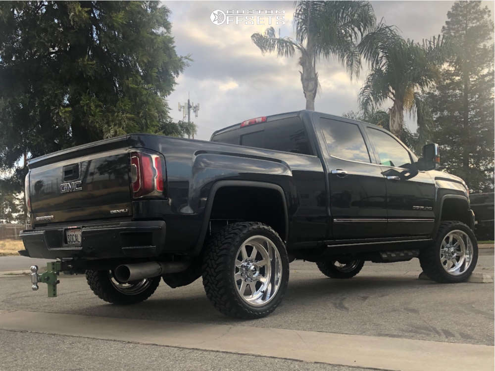2018 GMC Sierra 2500 HD with 22x10 -25 Fuel Forged Ff09 and 33/12.5R22 ...