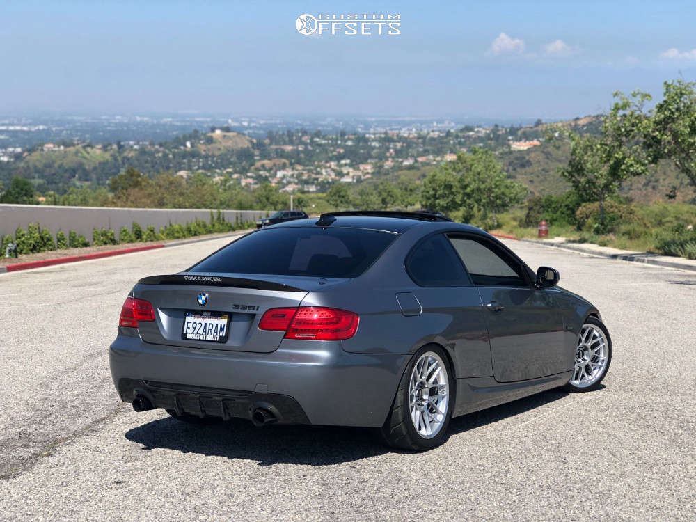 2013 BMW 335i with 18x8.5 38 Apex Arc-8 and 235/40R18 Michelin Pilot ...