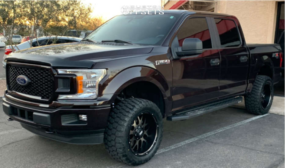 2019 Ford F-150 with 20x10 -25 Grid Gd02 and 33/12.5R20 Ironman All ...