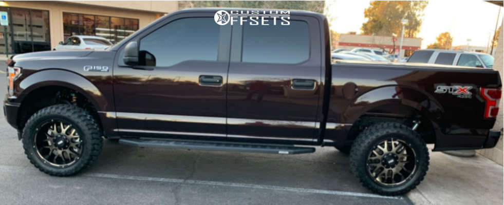 2019 Ford F-150 with 20x10 -25 Grid Gd02 and 33/12.5R20 Ironman All ...