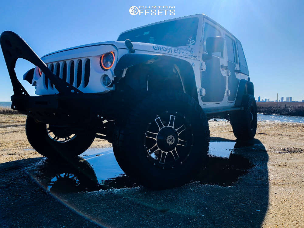 2017 Jeep Wrangler JK with 18x9 -12 Anthem Off-Road Instigator and 35/ ...