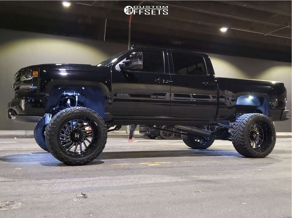 2016 Chevrolet Silverado 1500 with 24x14 -81 ARKON OFF-ROAD Caesar and ...