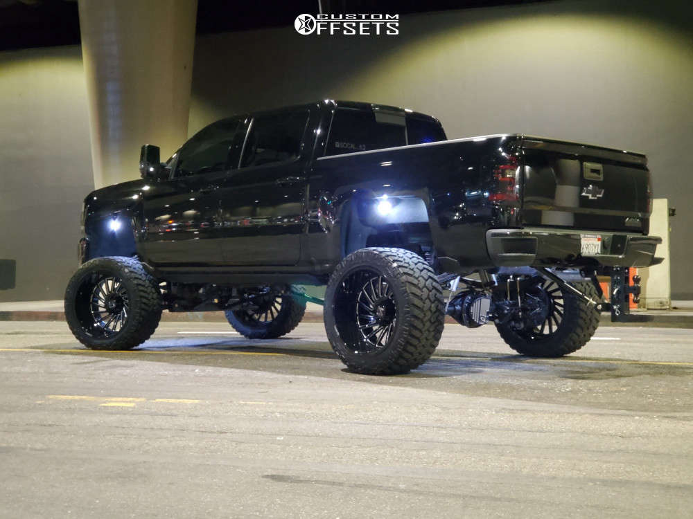 2016 Chevrolet Silverado 1500 with 24x14 -81 ARKON OFF-ROAD Caesar and ...