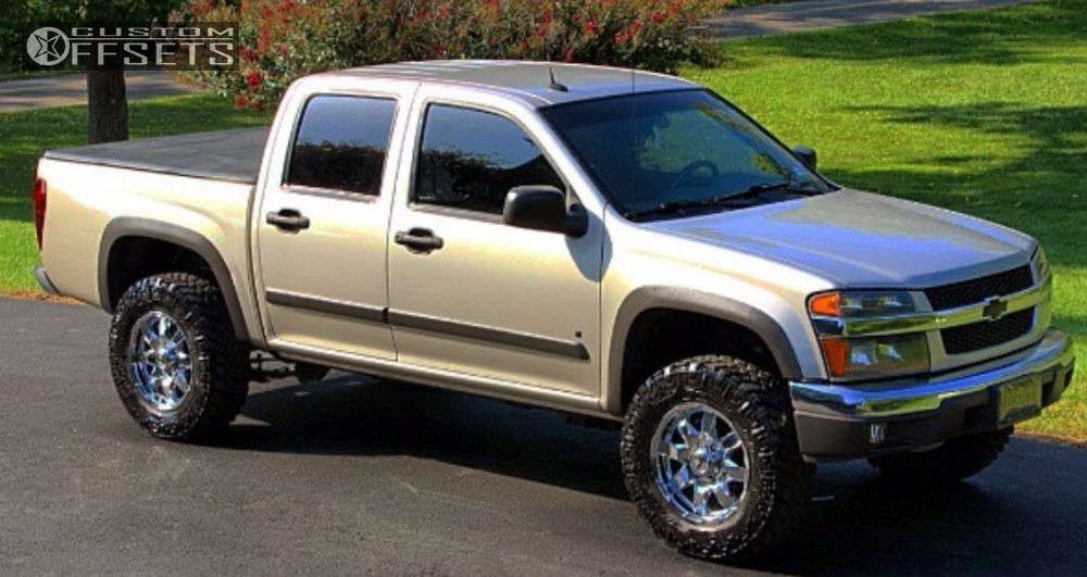 2008 Chevrolet Colorado with 17x8 10 Ultra Phantom and 265/70R17 Nitto ...