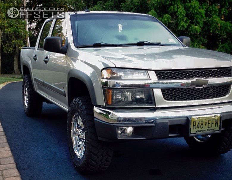 2008 Chevrolet Colorado with 17x8 10 Ultra Phantom and 265/70R17 Nitto ...