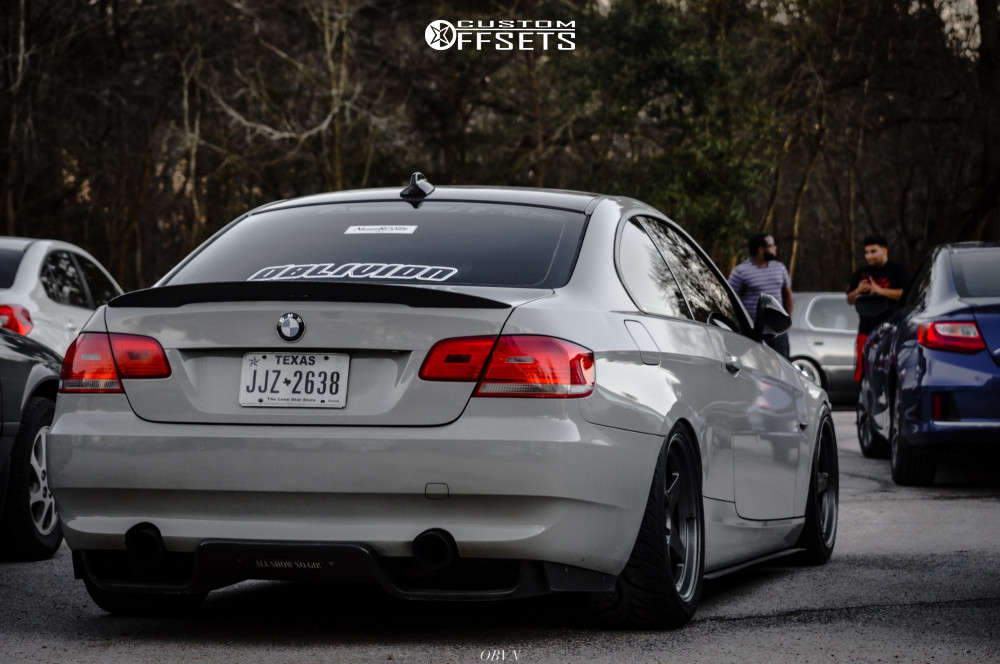 2008 BMW 335i with 18x9.5 22 Kansei Knp and 275/35R18 Federal 595 Rs-rr ...