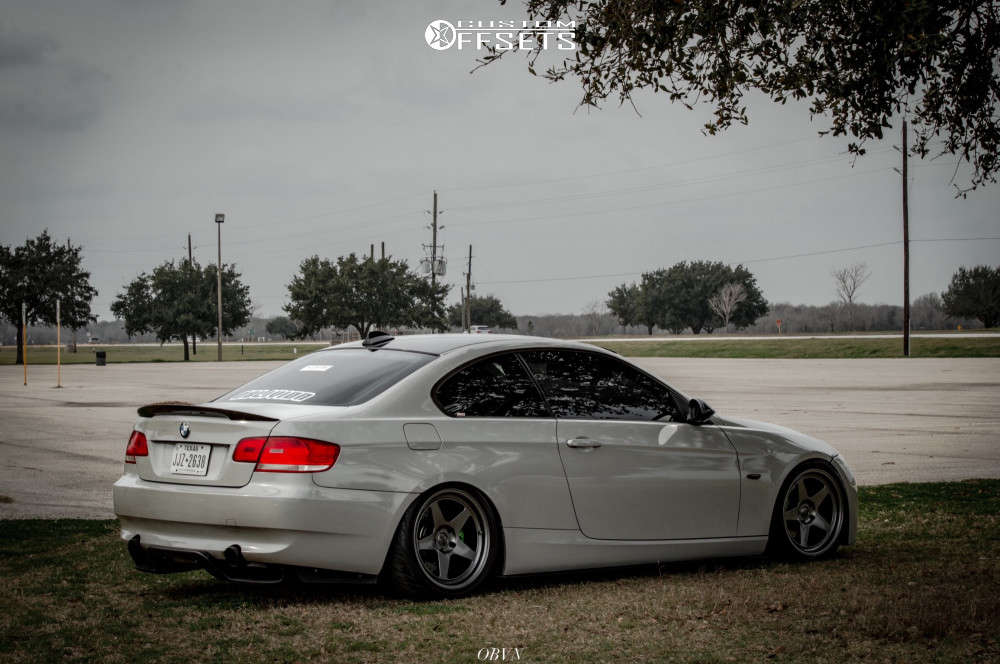 2008 BMW 335i with 18x9.5 22 Kansei Knp and 275/35R18 Federal 595 Rs-rr ...