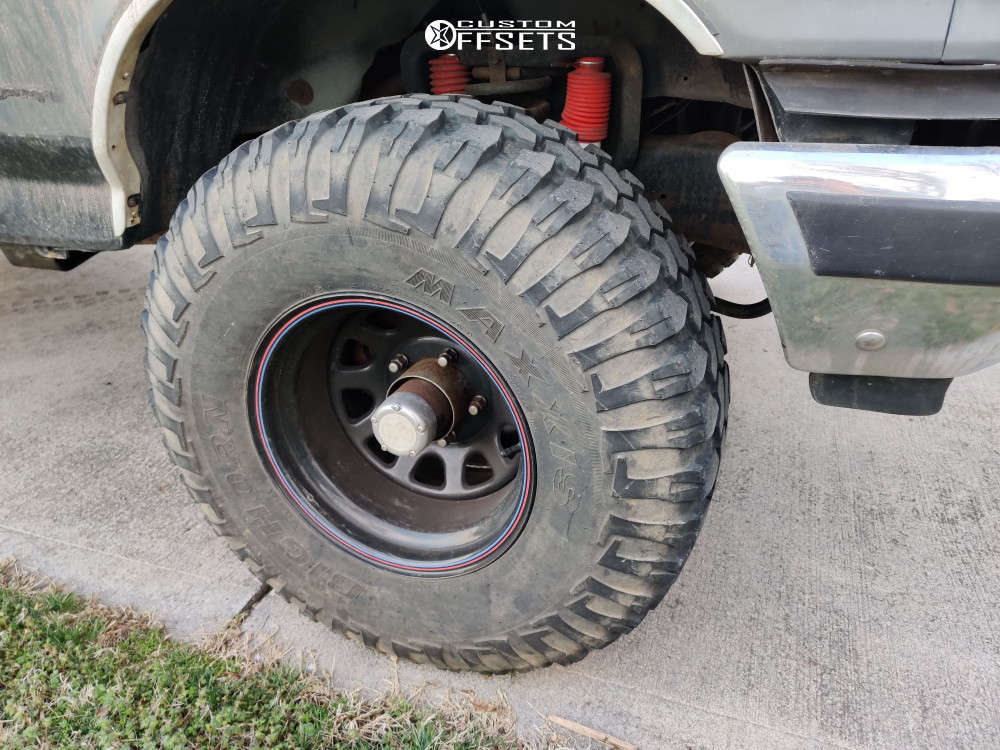 1988 Ford Bronco with 15x10 -38 Bart Wheels D Window and 33/12.5R15 ...