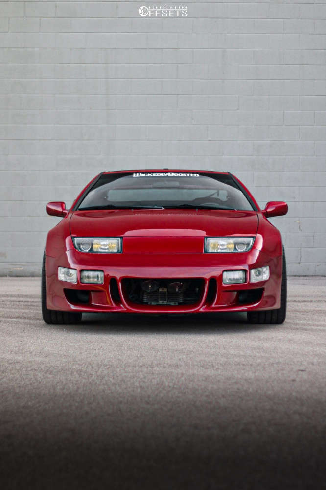 1990 Nissan 300ZX with 18x9.5 34 Miro Type 398 and 265/35R18 Michelin ...