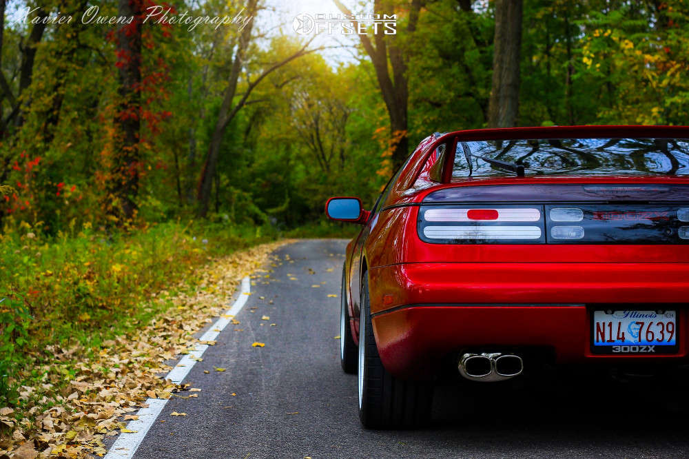 1990 Nissan 300ZX with 18x9.5 34 Miro Type 398 and 265/35R18 Michelin ...