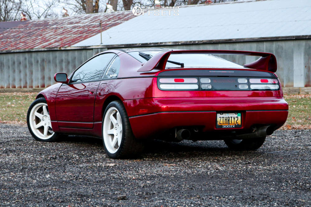 1990 Nissan 300ZX with 18x9.5 34 Miro Type 398 and 265/35R18 Michelin ...