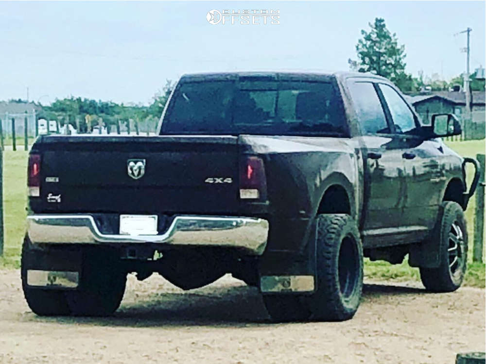 2014 Ram 3500 with 20x8.25 105 Fuel Maverick and 35/12.5R20 Goodyear ...