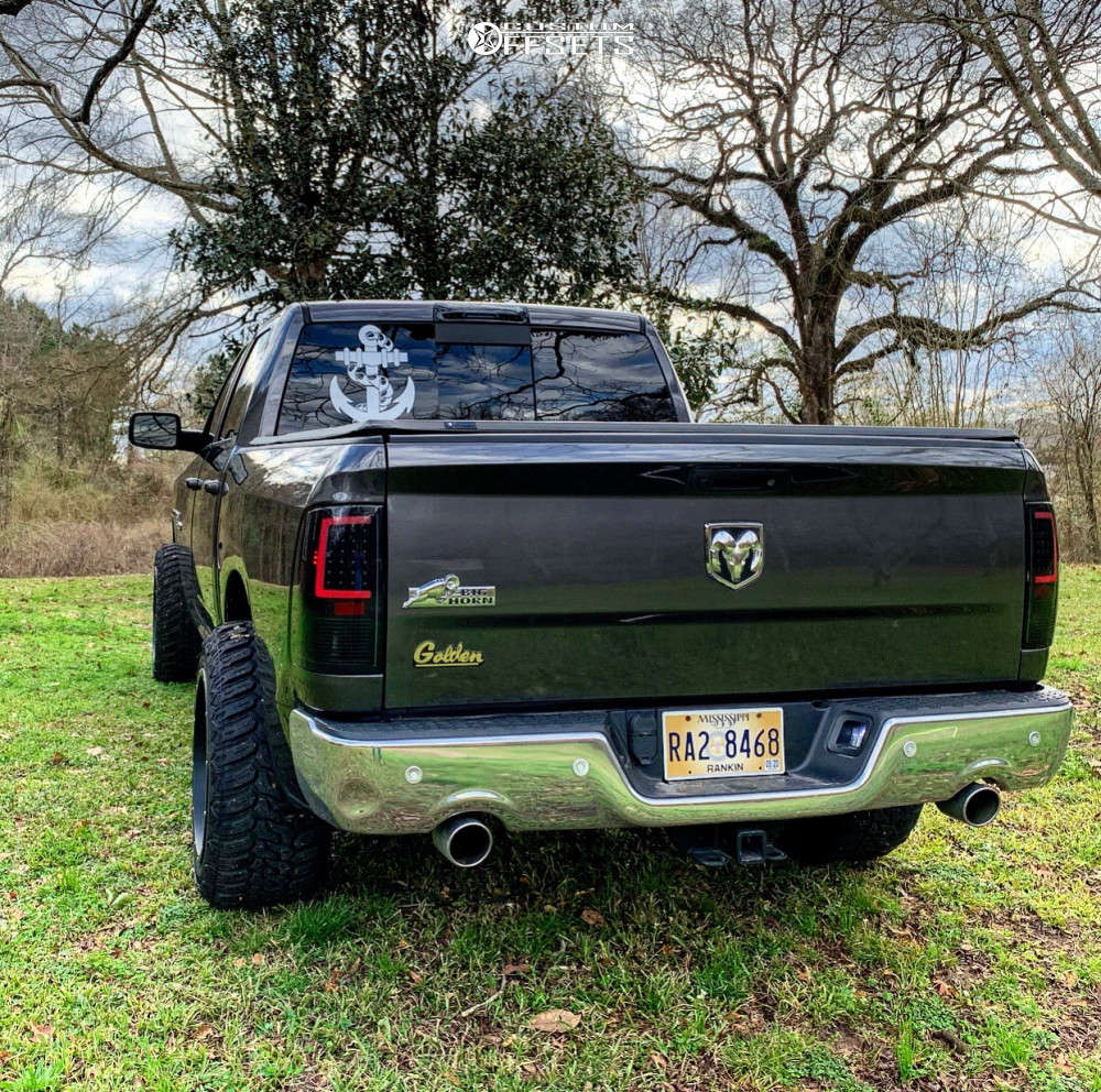 2016 Ram 1500 with 20x12 -51 Vision Rocker and 33/12.5R20 Maxtrek Mud ...