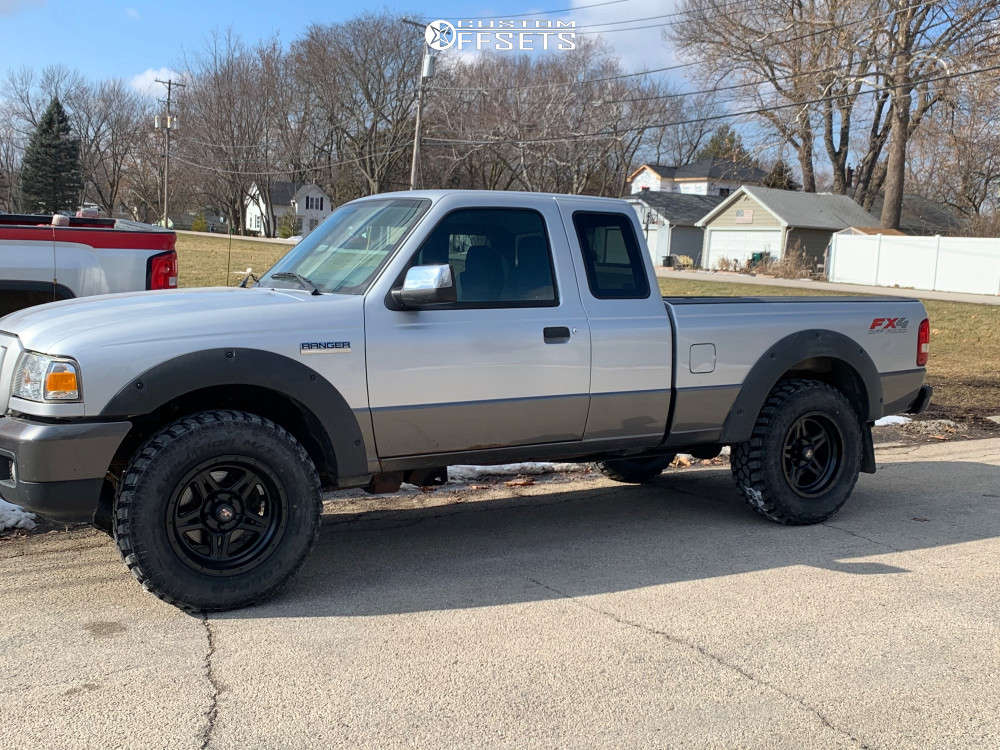 2007 Ford Ranger with 17x9 0 Level 8 Strike 5 and 265/70R17 Cooper ...