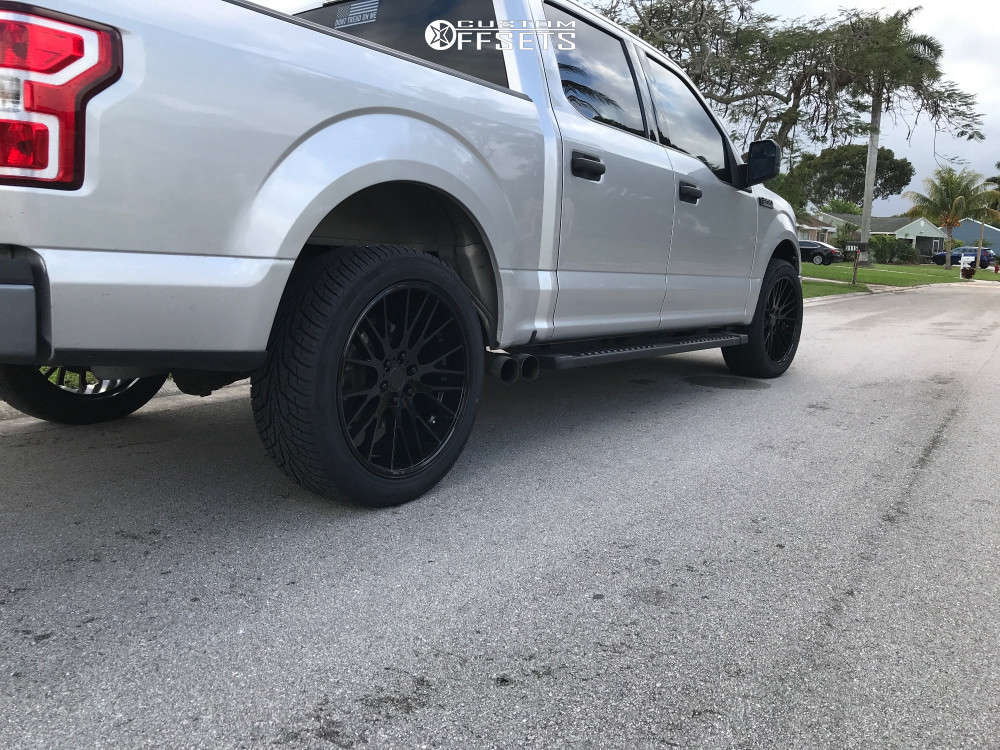 2018 Ford F-150 with 22x9.5 27 Verde Duo and 275/45R22 Hankook Ventus ...