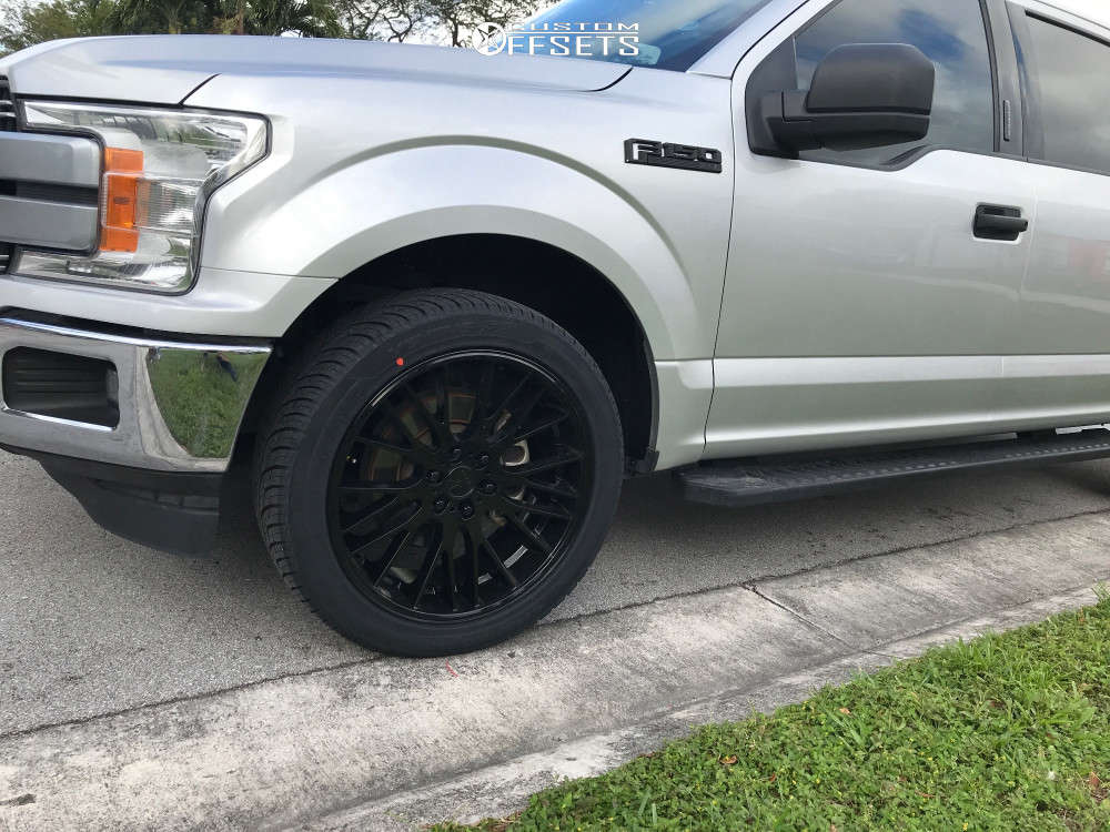 2018 Ford F-150 with 22x9.5 27 Verde Duo and 275/45R22 Hankook Ventus ...