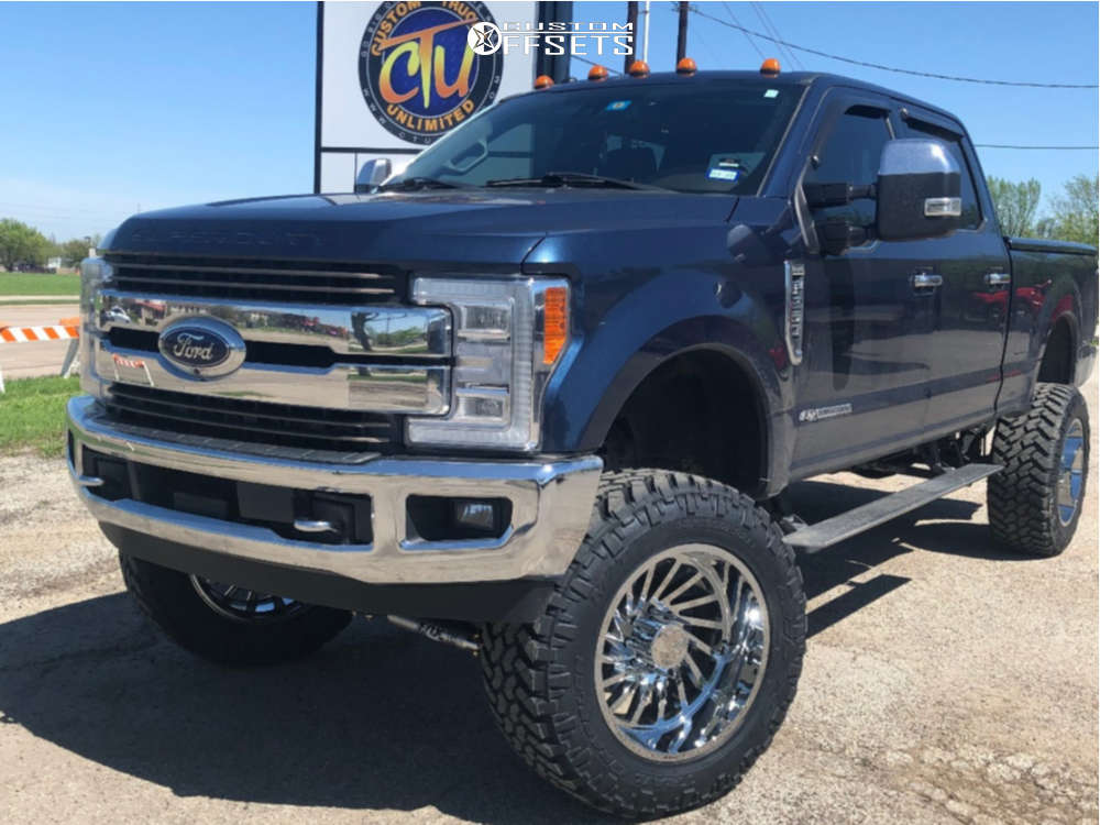 2017 Ford F-250 Super Duty with 22x12 -51 ARKON OFF-ROAD Caesar and 38/ ...