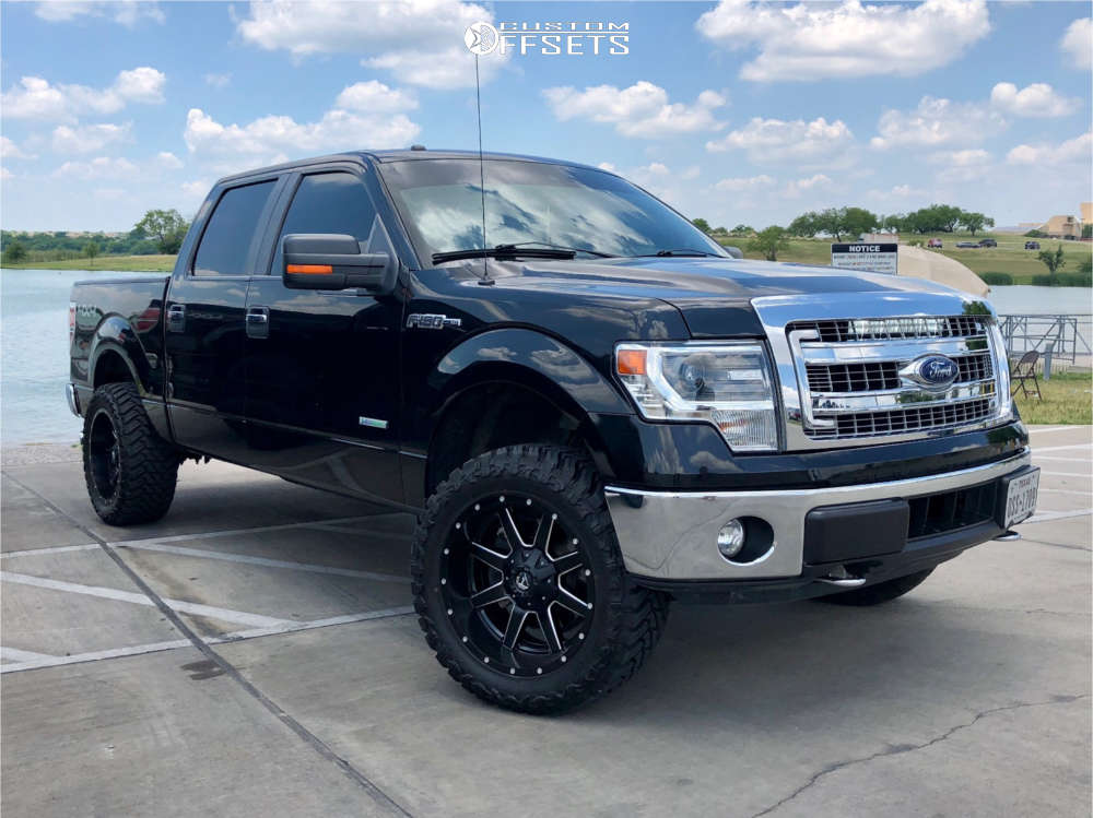 2014 Ford F-150 with 20x10 -12 Fuel Maverick D538 and 33/12.5R20 Atturo ...