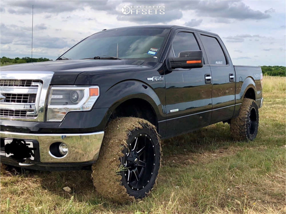 2014 Ford F-150 with 20x10 -12 Fuel Maverick D538 and 33/12.5R20 Atturo ...