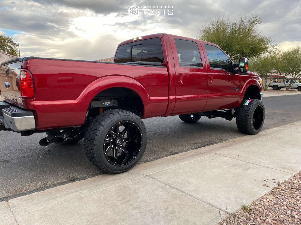 2016 Ford F-250 Super Duty with 24x14 -76 Gear Off-Road Wrath and 37/13 ...